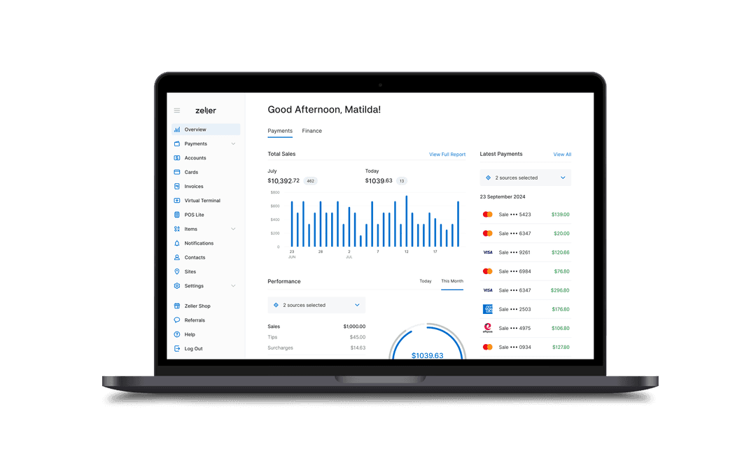 Business Transaction Accounts | Zeller